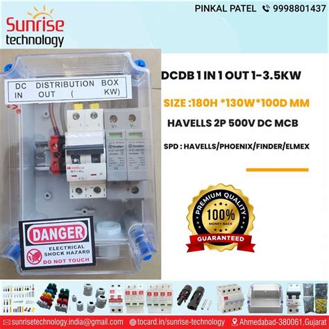 18 32amp Ac And 16a Dc Solar Acdb Dcdb Set Tpn At Rs 2120 In Ahmedabad