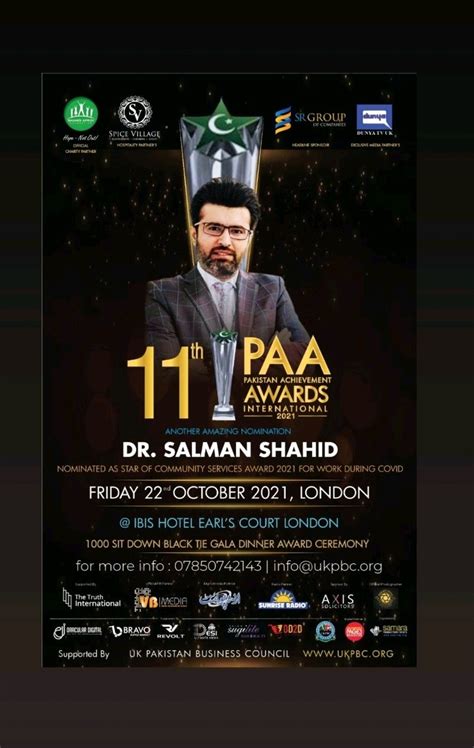 Drsalman Shahid On Linkedin Humbled To Be Nominated