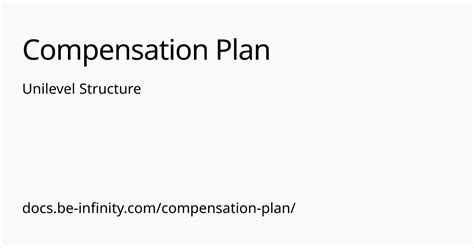 Unilevel Structure Compensation Plan