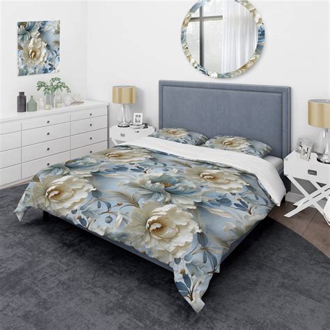 Design Art Ethereal Rococo Flourish Victorian Pattern Iv Duvet Cover