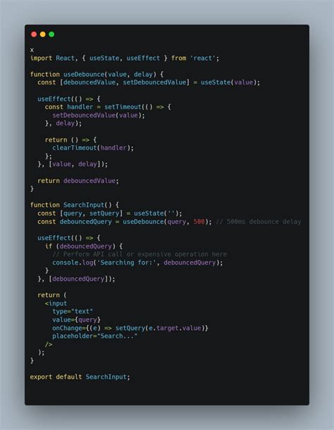 Valeed Anjum On Linkedin React Debouncing Javascript