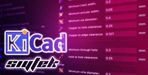 How To Set Up Design Rules In Kicad 6 Dfm Tutorial Siytek