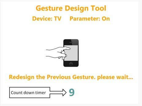 The Gesture Creation Interface A A User Recording A Gesture Sample Download Scientific
