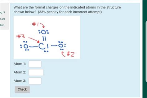 Solved What Are The Formal Charges On The Indicated Atoms In Chegg Com