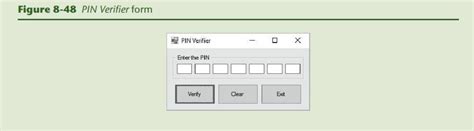 Solved Programming Challenges Pin Verifier Using Visual