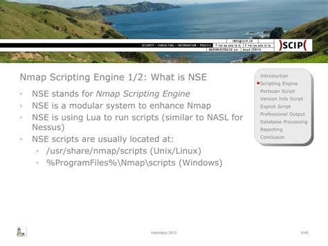 Ppt Nmap Nse Hacking For It Security Professionals Powerpoint Presentation Id
