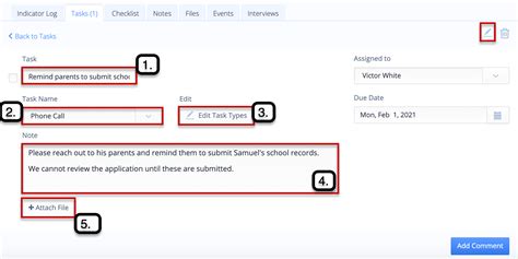 adding and editing a task openapply help centre
