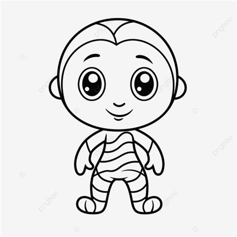 성인을 위한 귀여운 아기 미라 색칠 페이지 개요 스케치 드로잉 벡터 유전자 그림 유전자 개요 유전자 스케치 Png 일러스트 및 벡터 에 대한 무료 다운로드 Pngtree