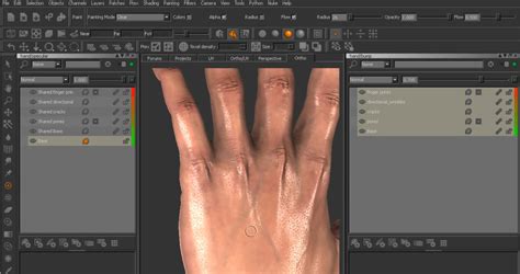 Danielle Francois 3d Artist And Designer Texturing A Hand Using Mari