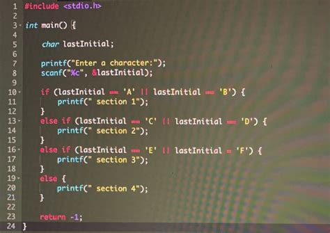Solved Comment Out The If Else If Else Using A Block Chegg Com