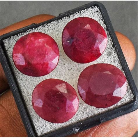 Thai Ruby Natural Ruby Burma Ruby All Shapes All Sizes At ₹ 700carat रूबी जेमस्टोन In