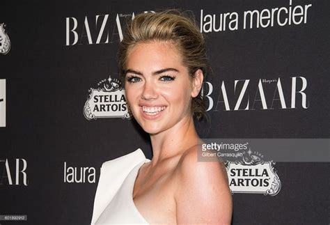 Model Kate Upton Attends Harpers Bazaar Celebrates Icons By Carine