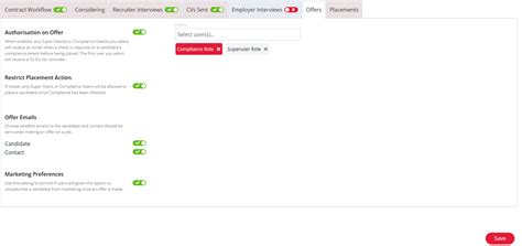 Manage Your Contract Workflow Settings
