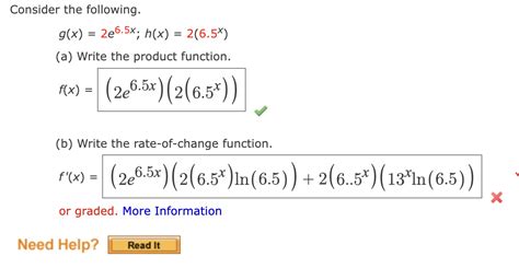 Solved Consider The Following G X 2e6 5x H X 2 6 5x A