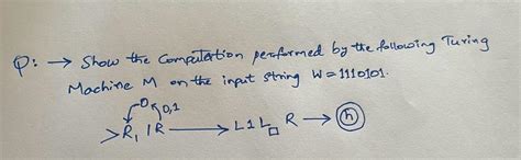solved q → show the computation performed by the following