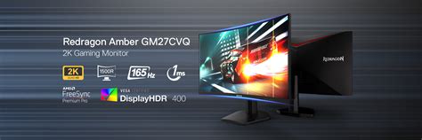 Redragon 27 144hz 165hz Curve Gaming Monitor Redragonshop