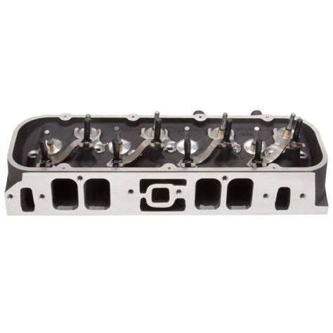 Edelbrock Single Marine Bbc Rect Port Head W Valves 61559
