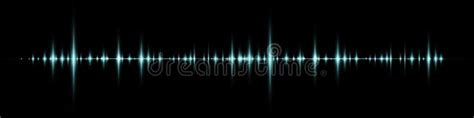 Abstract Music Pulse Background Waveform Of The Frequency And Spectrum Stock Illustration