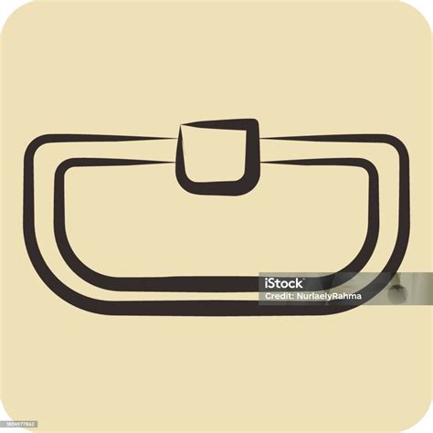 아이콘 그릴 자동차 부품 기호와 관련이 있습니다 손으로 그린 스타일입니다 심플한 디자인 편집 가능 간단한 일러스트레이션 교통에 대한 스톡 벡터 아트 및 기타 이미지 Istock