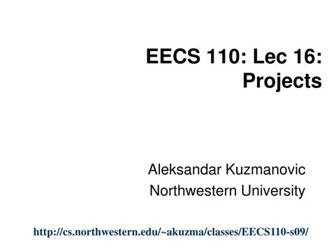 ppt eecs 110 lec 16 projects powerpoint presentation free download