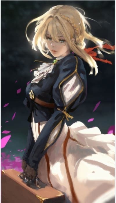 والپیپر وایولت اورگاردن تستچی