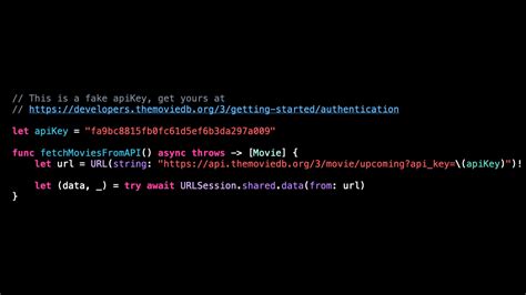 How To Write You First API Call In Swift Swift With Vincent