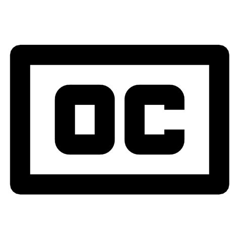 Open Caption Vector Svg Icon Svg Repo