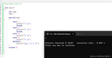 理解switch语句的关键点与注意事项 Csdn博客