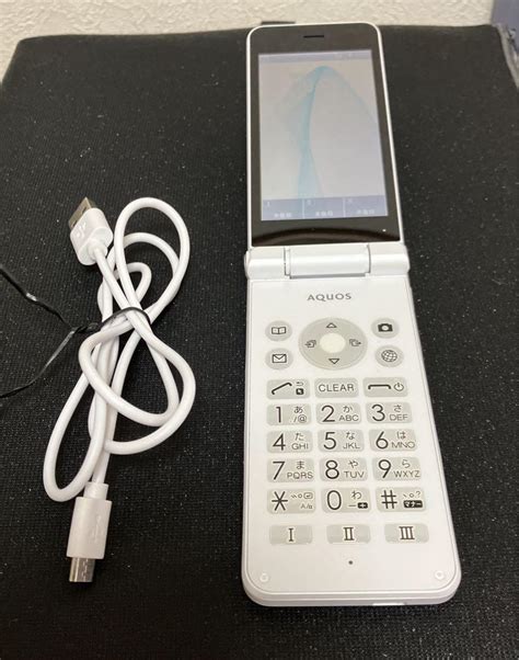 シャープ Simフリー4gガラホ Sh N01 メルカリ