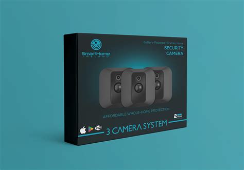 Smart Home Box Packaging Design For Amazon Behance