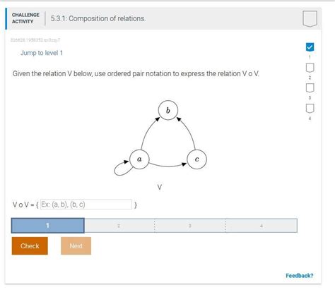Solved Challenge Activity 5 3 1 Composition Of Relations