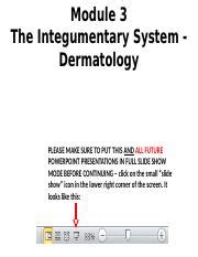 Module The Integumentary System PPT Part Pptx Module The