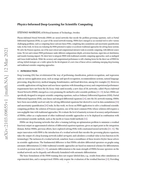 Physics Informed Deep Learning For Scientific Computing Pdf Pdf Partial Differential