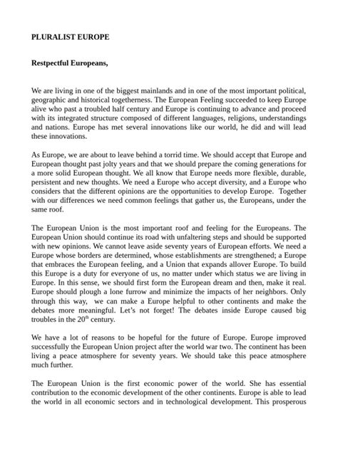 Pluralist Europe Pdf