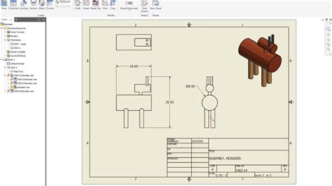 How To Set Up An Inventor Drawing Youtube
