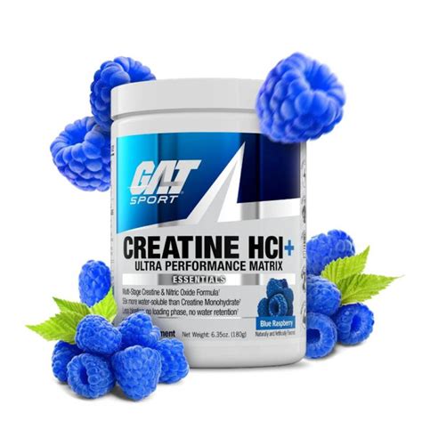 Gat Creatine Hci Blue Raspberry 30 Servings