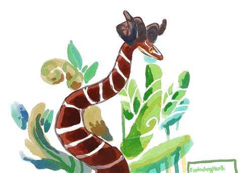 Horned Python By Explodingheath On Deviantart