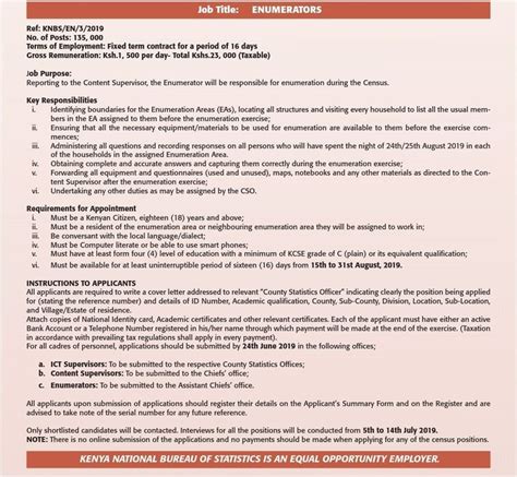 Fantastic Sample Application Letter For Enumerator Position Part Time