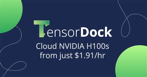 Hr On Demand H S Cheap On Demand Cloud NVIDIA H GPUs TensorDock