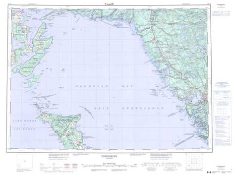 Printable Topographic Map Of Tobermory 041h On