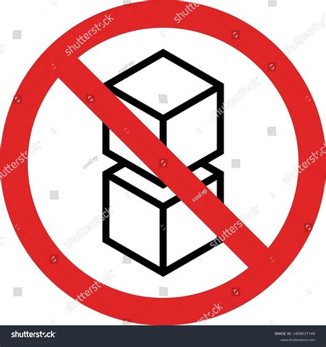 306 Do Not Stack Shipping Signs Stock Vectors And Vector Art Shutterstock