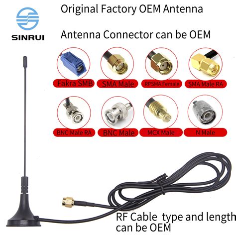Automobile 5g Antenna High Vsmr Fakra Red Blue Connector Cable Length