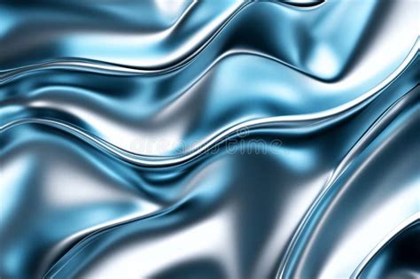 A Smooth Metallic Gradient Background Transitioning From Silver To Blue Creating A Futuristic