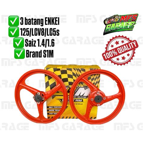 3 Batang Enkei Yamaha Lc V8 125zr Lc5s Saiz 1 4 1 6 Siap Bush Bearing Pnp Shopee Malaysia