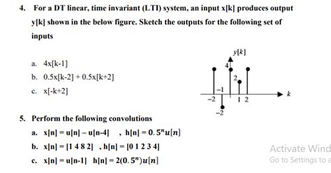 Solved For A DT Linear Time Invariant LTI System An Chegg