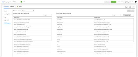 Target Transformation Mapping Example