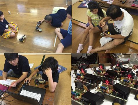 Coderdojo 千葉県情報交換グループ Coderdojo市川真間の7回目を昨日、夏休み特集のロボット操作で実施しました
