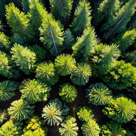 Gorgeous Pine Tree Photos Featuring Detailed Forest Environments Premium Ai Generated Image