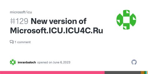 New Version Of Microsofticuicu4cruntime · Issue 129 · Microsofticu