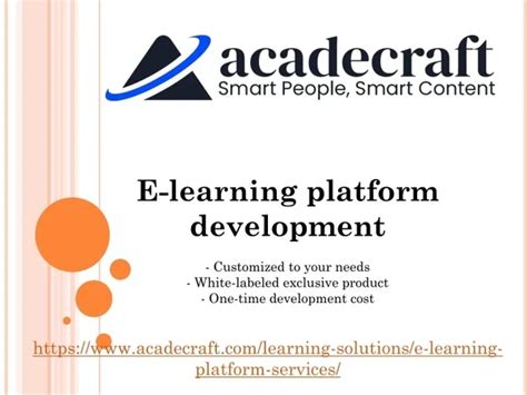 Ppt Revolutionize Learning With Custom E Learning Platform Development Powerpoint Presentation
